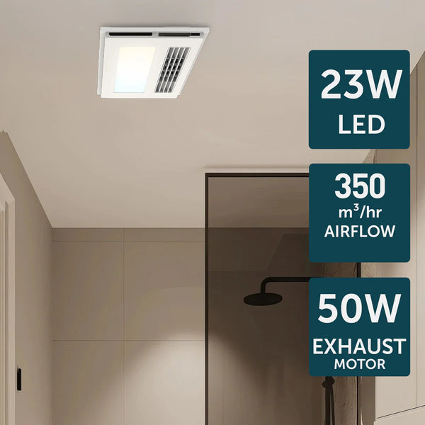 Brilliant White Nevada 4-In-1 Bathroom Heater – ONE STOP LIGHTING