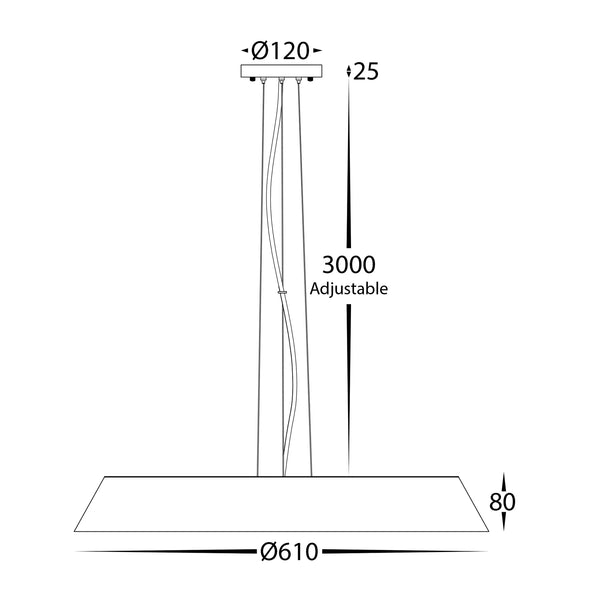 Havit Noyer 610mm Walnut Timber LED Pendant – ONE STOP LIGHTING
