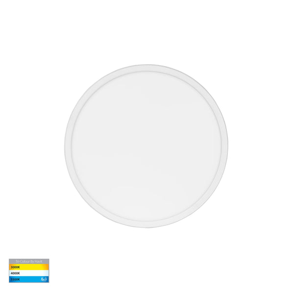 Havit Slim White 16w LED Ceiling Mounted Oyster Light – ONE STOP LIGHTING