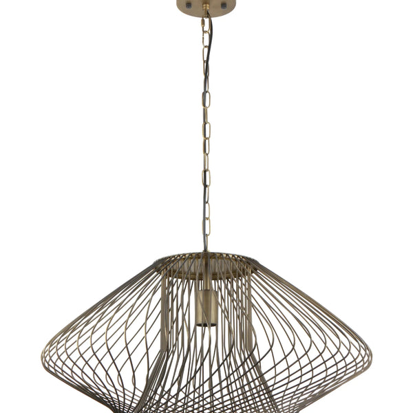 CLA PARRILLA: Interior Oval Cage Iron Pendant Lights OD600mm – ONE STOP ...